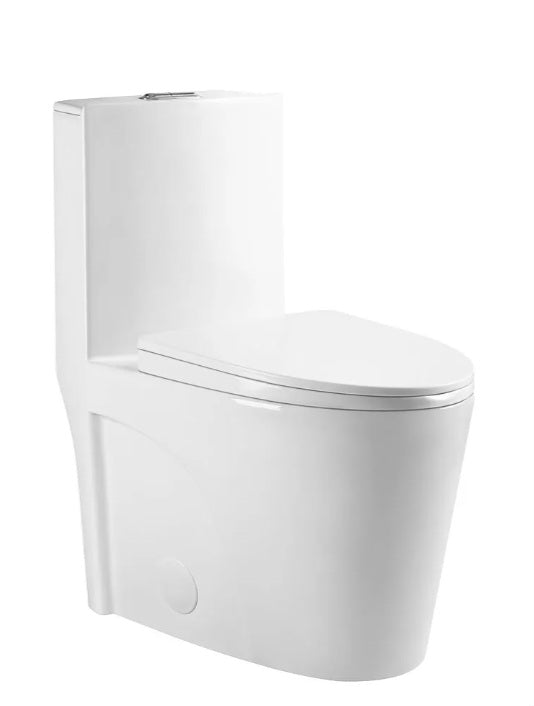 One Piece Ceramic Toilets Dual Flush – FaucetWorld